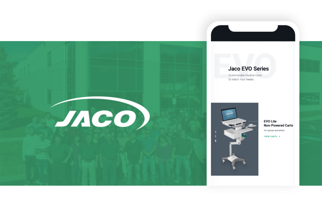 The Jaco, Inc. Website Design Project by 3 Media Web