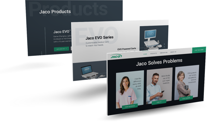 The Jaco, Inc. Website Design Project by 3 Media Web