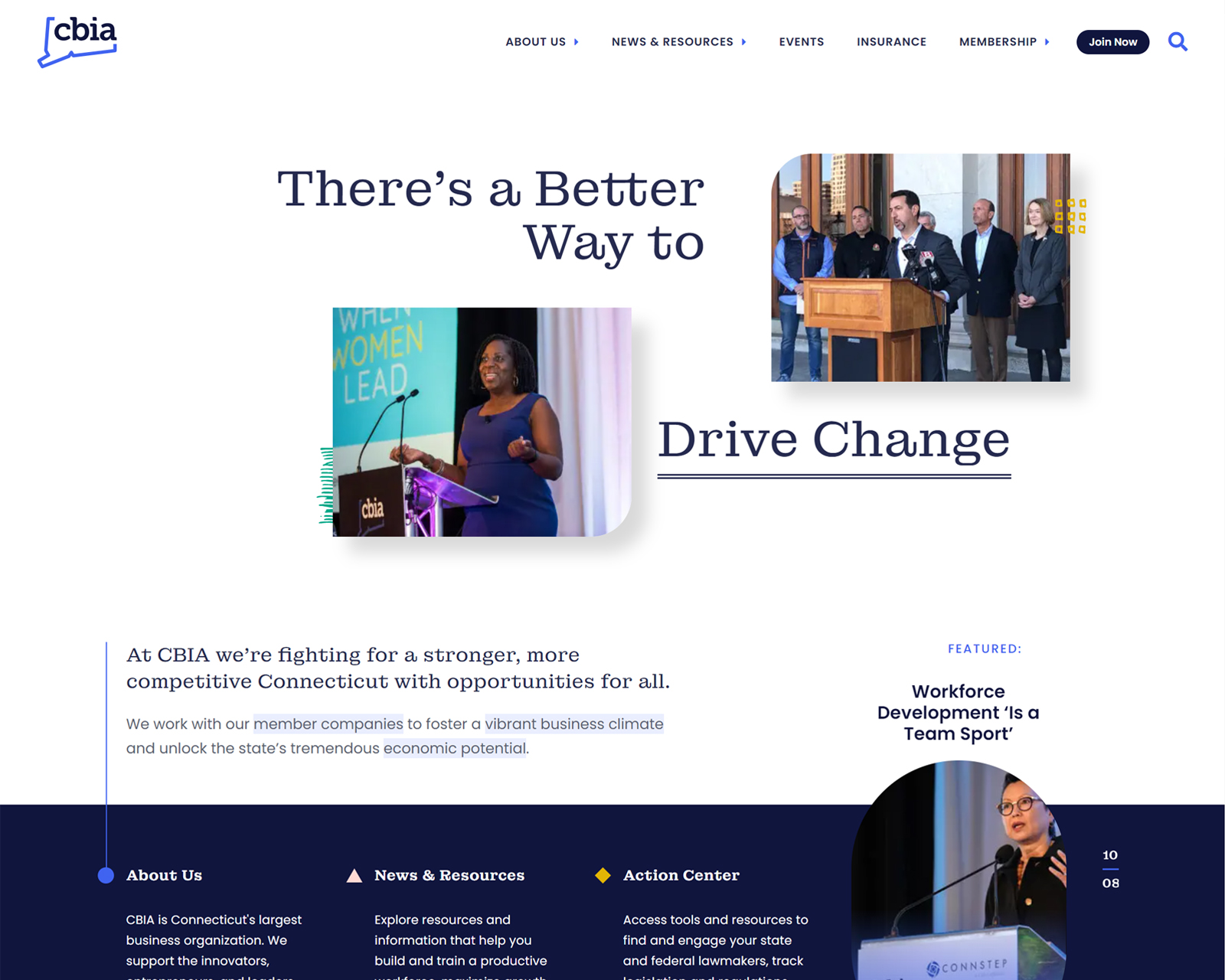 CBIA User-Focused Website Design Drives Engagement