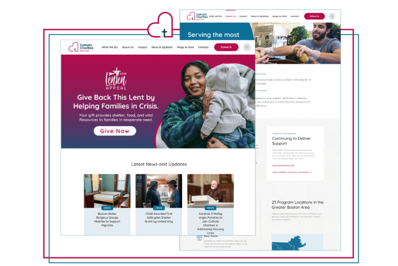 The Catholic Charities Boston Project by 3 Media Web
