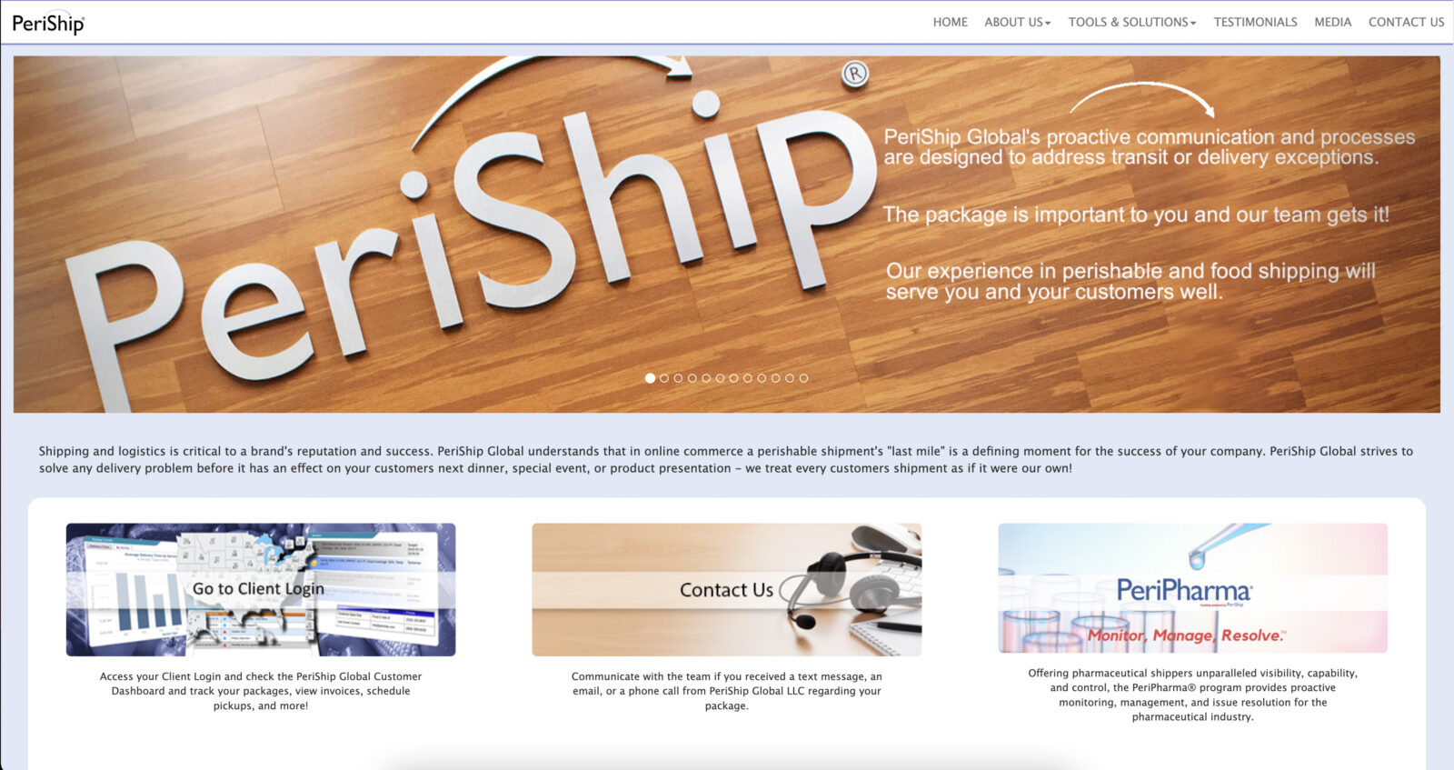 Website Redesign Project for Periship: A Case Study