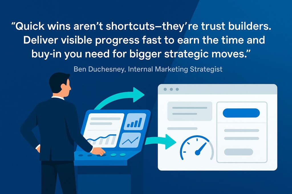 Quick Wins Website Strategy for Tech CMOs